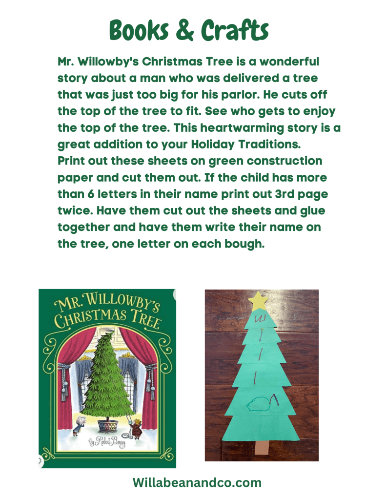 Books & Crafts – Willa Bean & Co